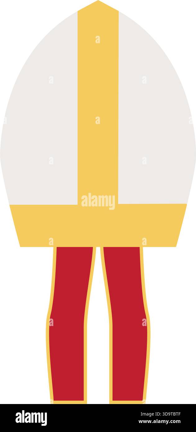 Catholic cardinal mitre Stock Vector Images - Alamy