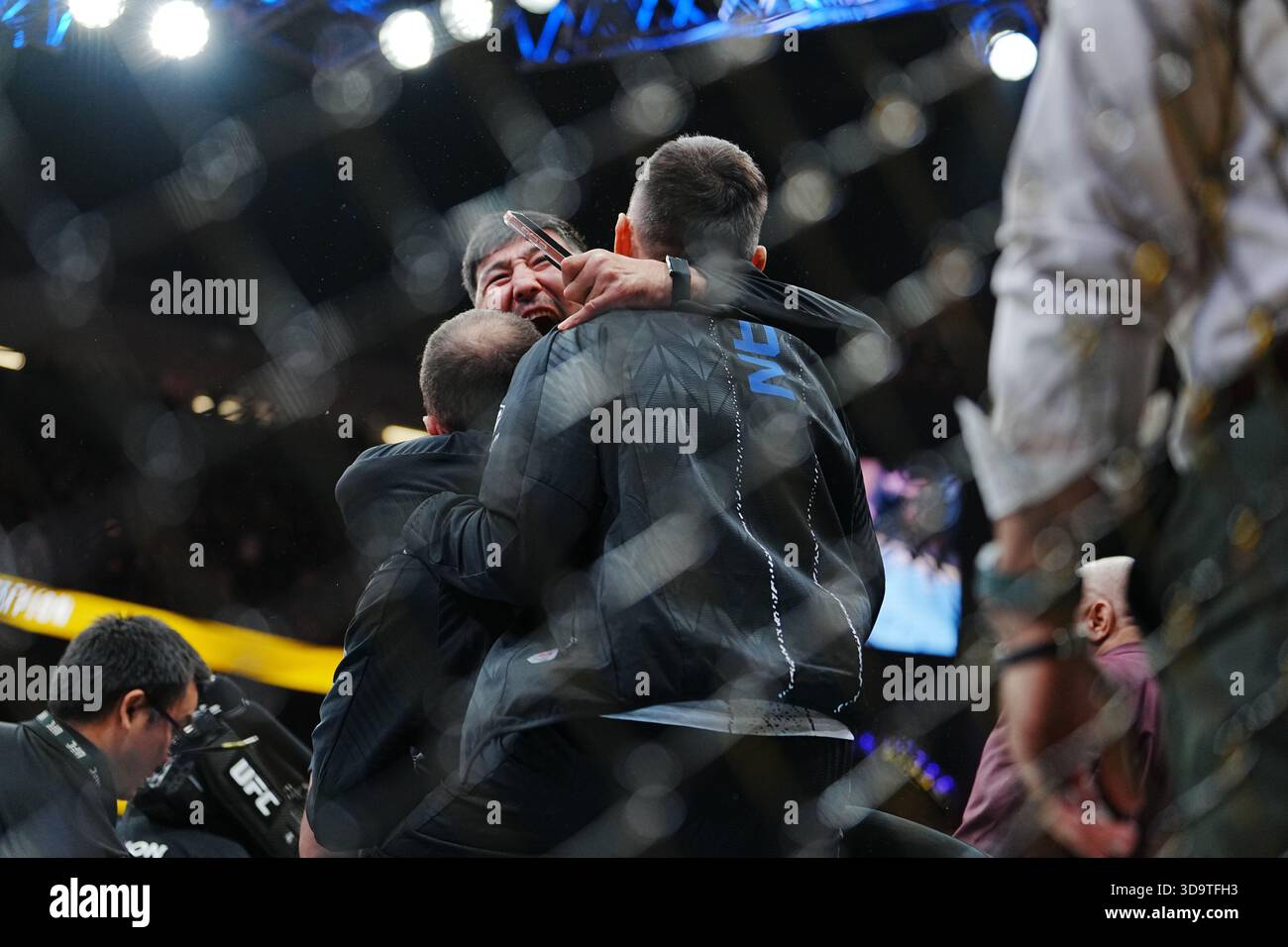 LAS VEGAS, NV - DECEMBER 6:Merab Dvalishivili and Petr Yan meet in the ...