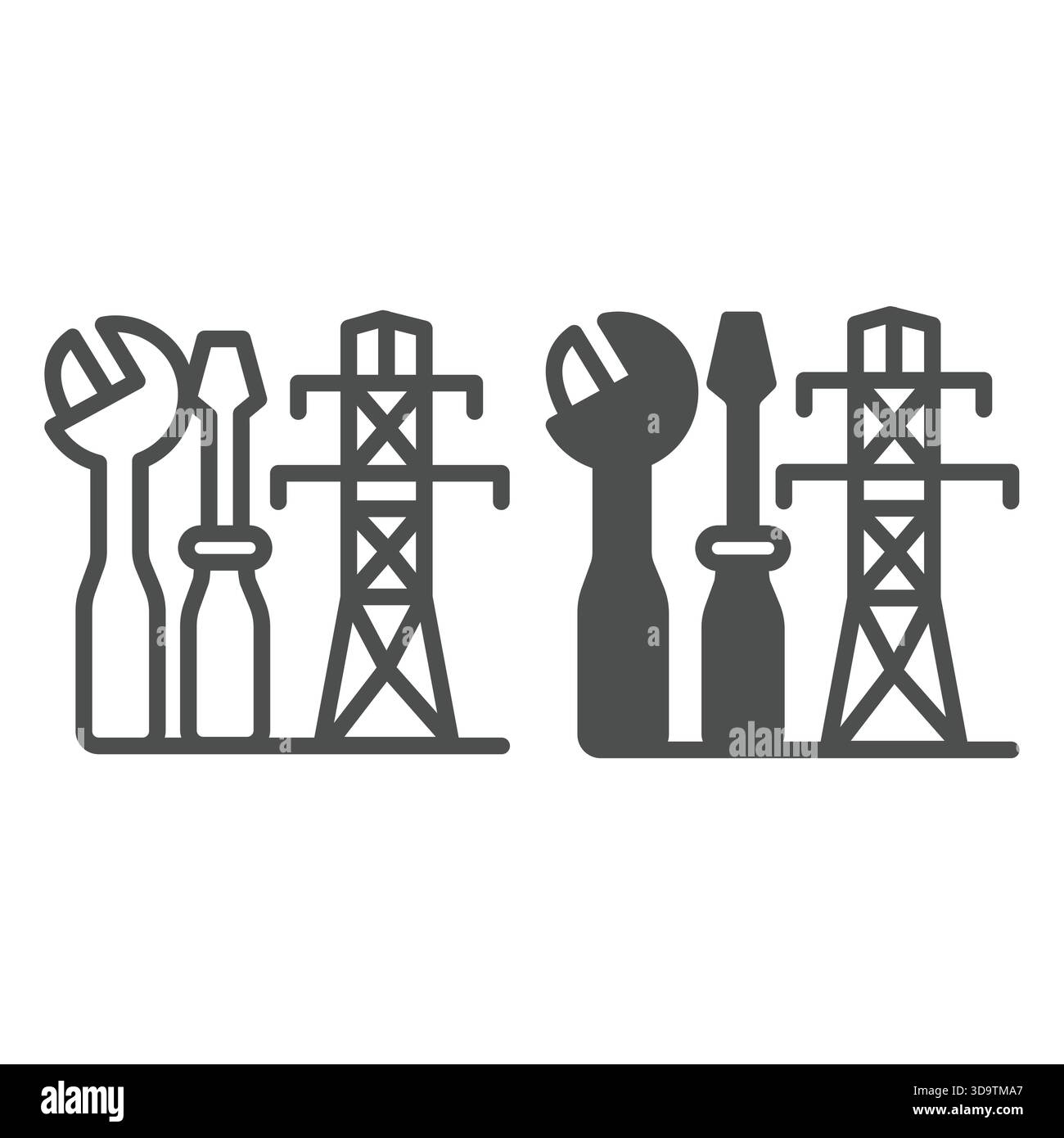 Metal support pole Black and White Stock Photos & Images - Alamy