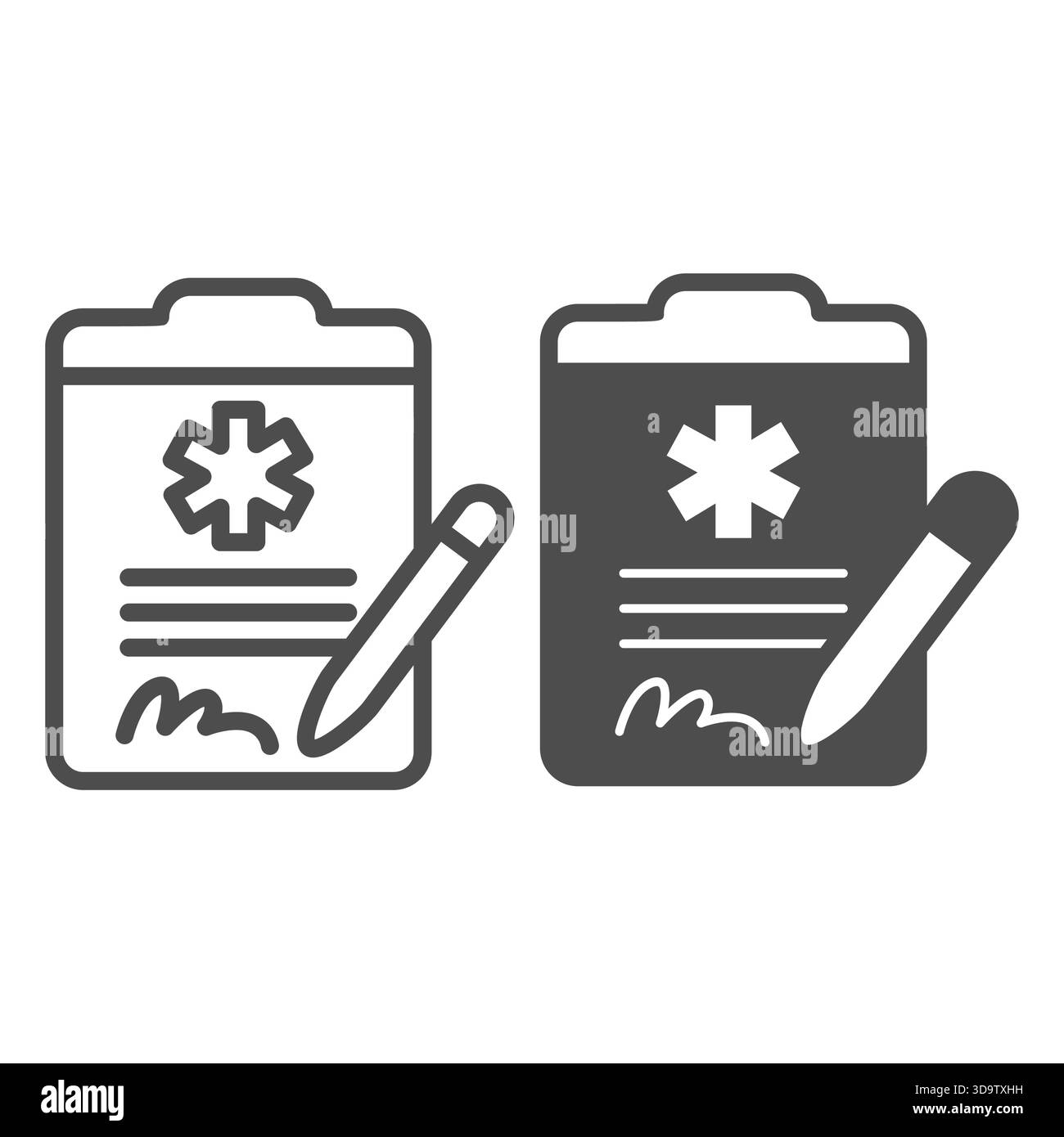 Scrutiny document plan icon Stock Vector Images - Alamy