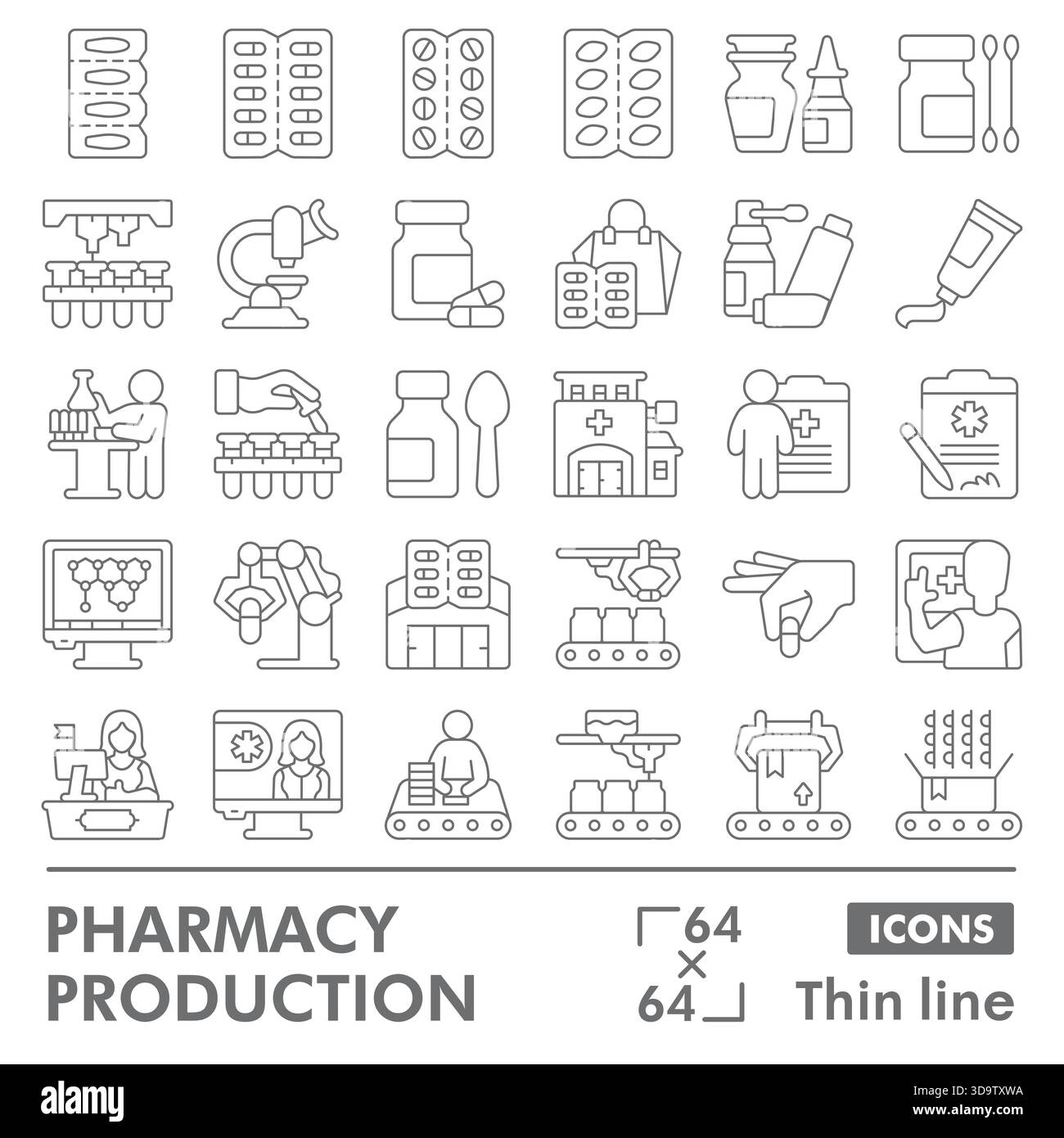 Antibiotic production Black and White Stock Photos & Images - Alamy