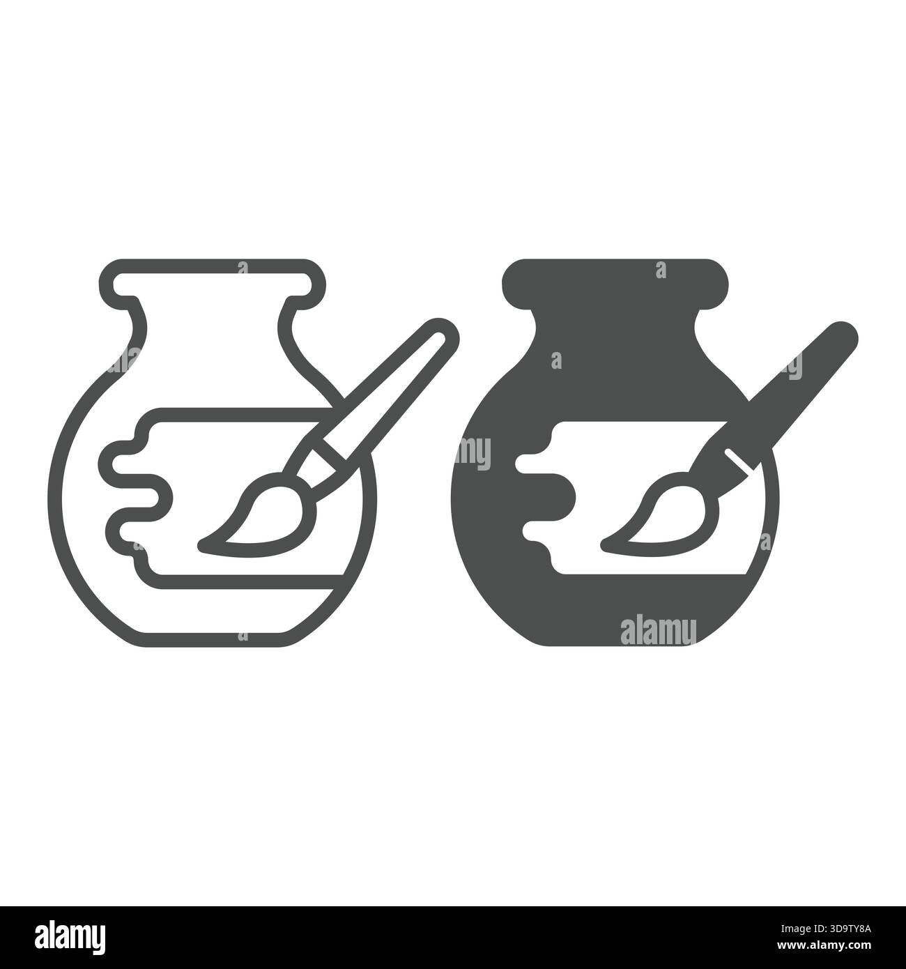 Potter making clay product Black and White Stock Photos & Images - Alamy
