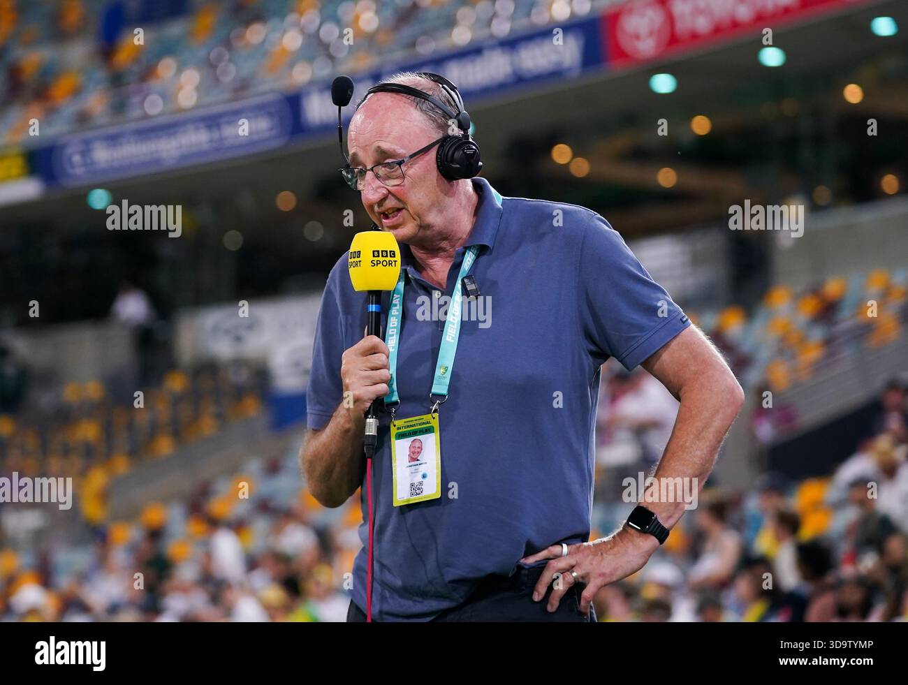 Jonathan Agnew, BBC Sport, on day four of the second NRMA Insurance ...