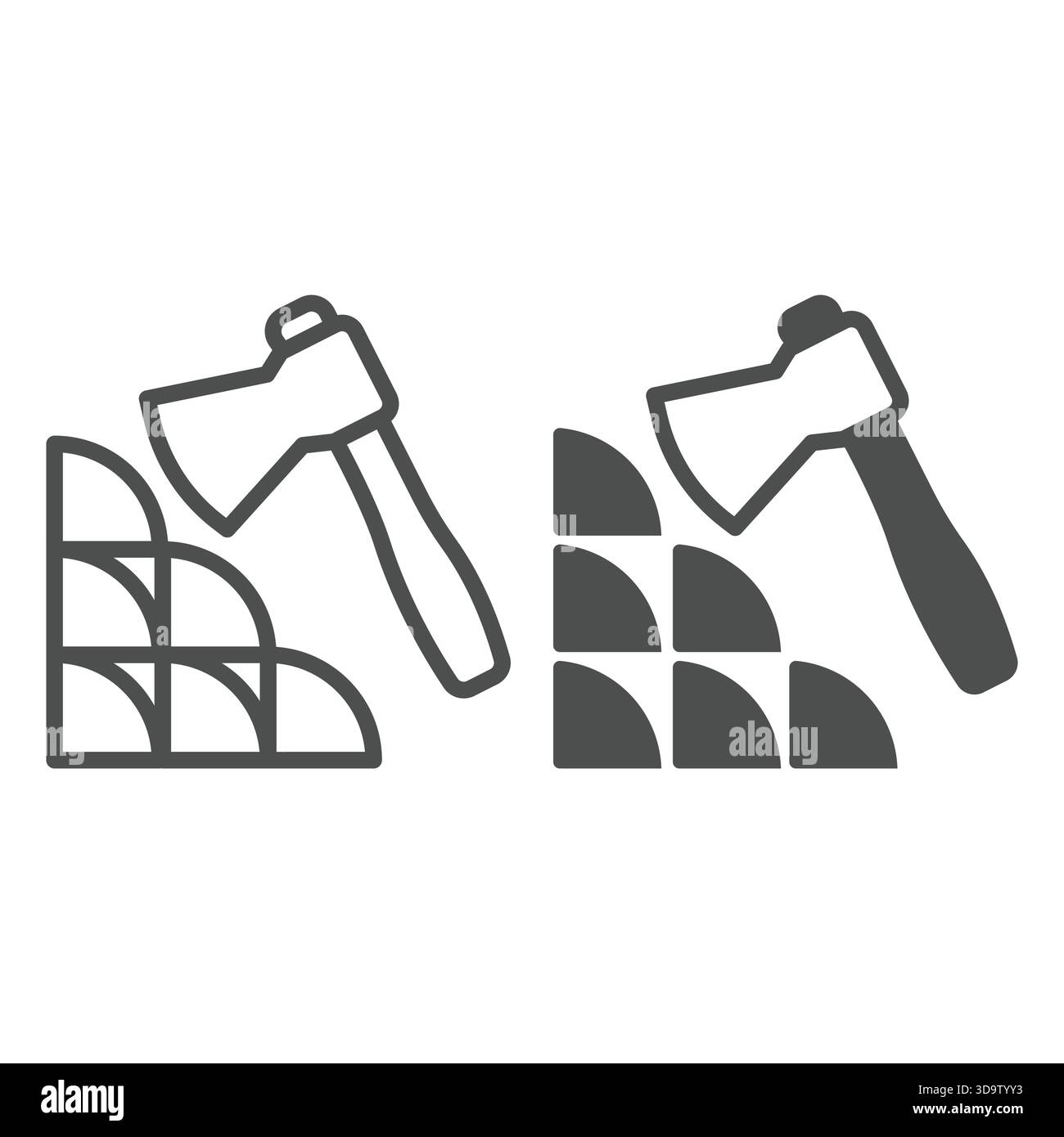 Pile birch firewood on Stock Vector Images - Alamy