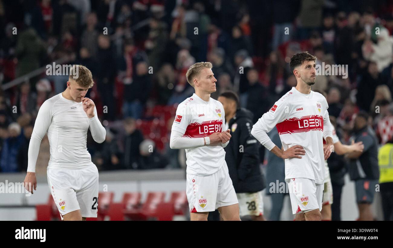 After the game, disappointment, frustration at Finn Jeltsch (Stuttgart ...