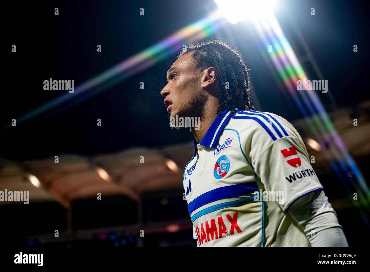 Diego Moreira of Strasbourg during the Ligue 1 McDonald's match between ...