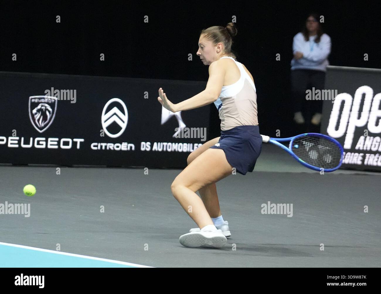 Antonia Ružić of Croatie at the Angers Open Women's Semifinals 2025, on ...