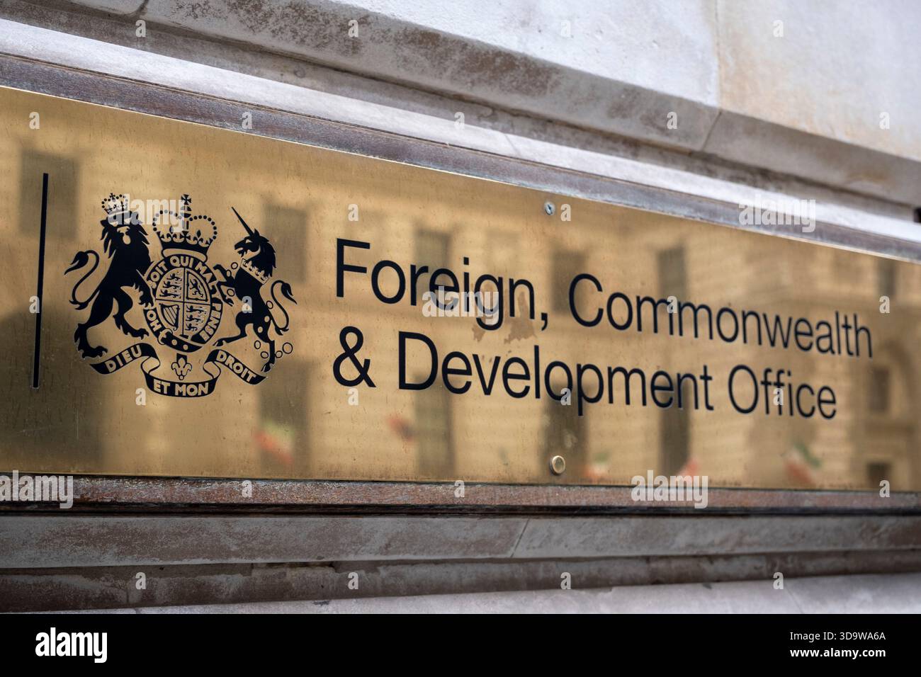 Sign for the Foreign, Commonwealth and Development Office on 4th ...