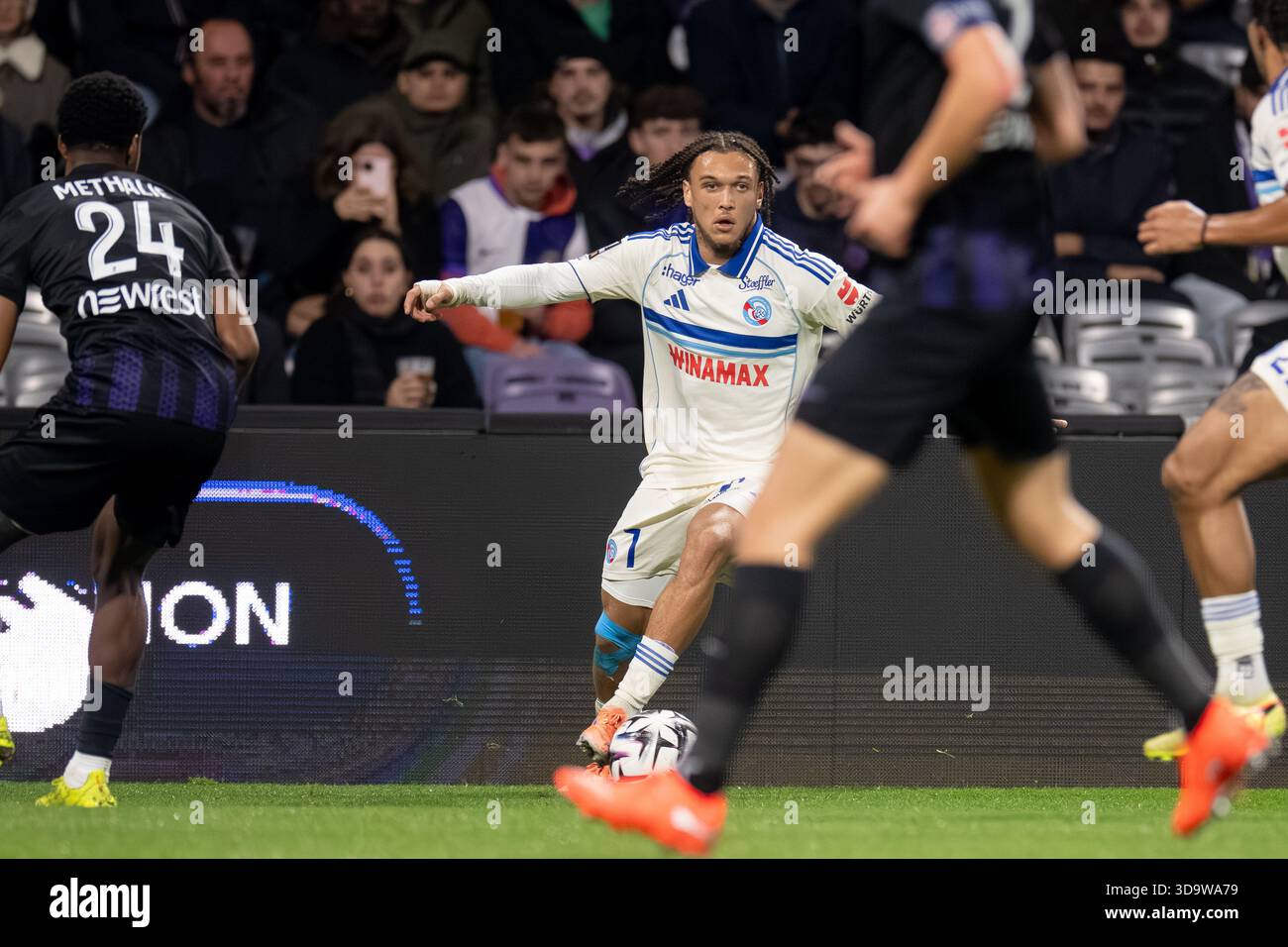 Diego Moreira of Strasbourg during the Ligue 1 McDonald's match between ...