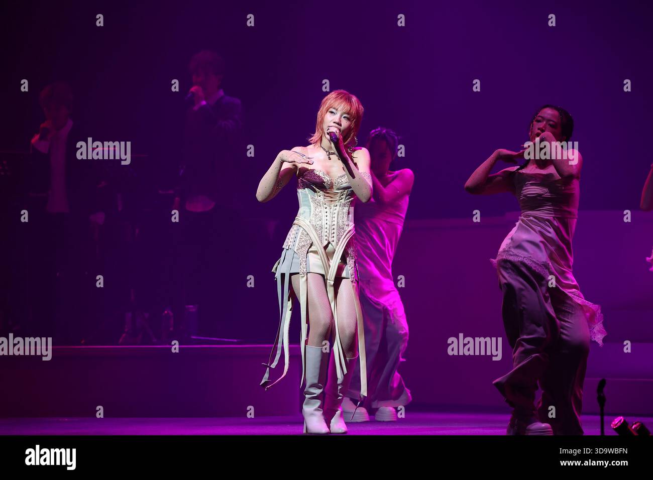 TAIPEI, CHINA - DECEMBER 6, 2025 - Female singer Pei Yu Hung concert in ...