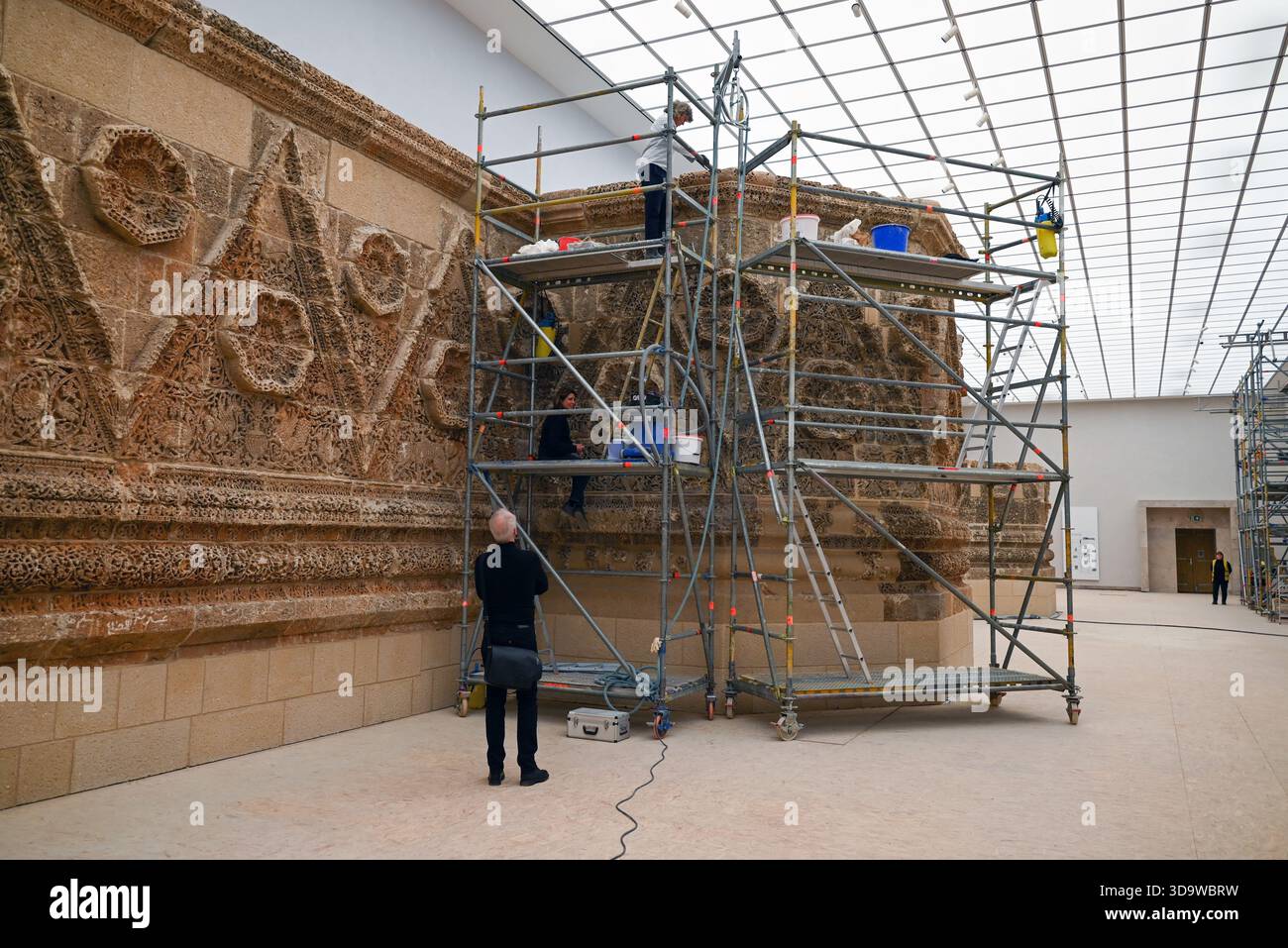 Mshata Facade in Pergamonmuseum, Berlin, Germany, December 4, 2025. The ...