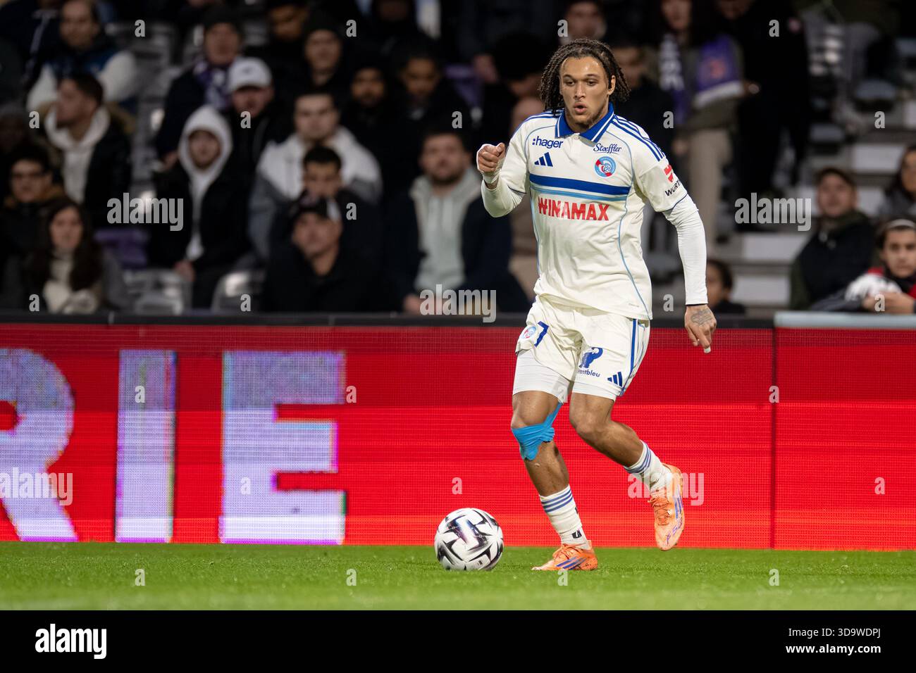 Diego Moreira of Strasbourg during the Ligue 1 McDonald's match between ...