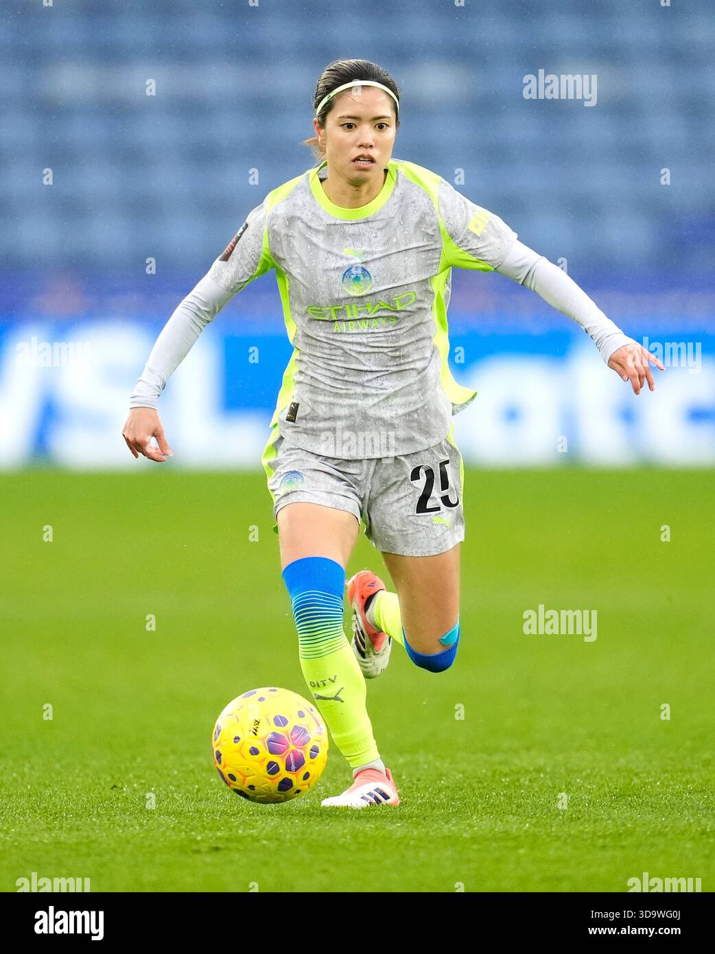 Manchester City's Yui Hasegawa in action during the Barclays Women's ...