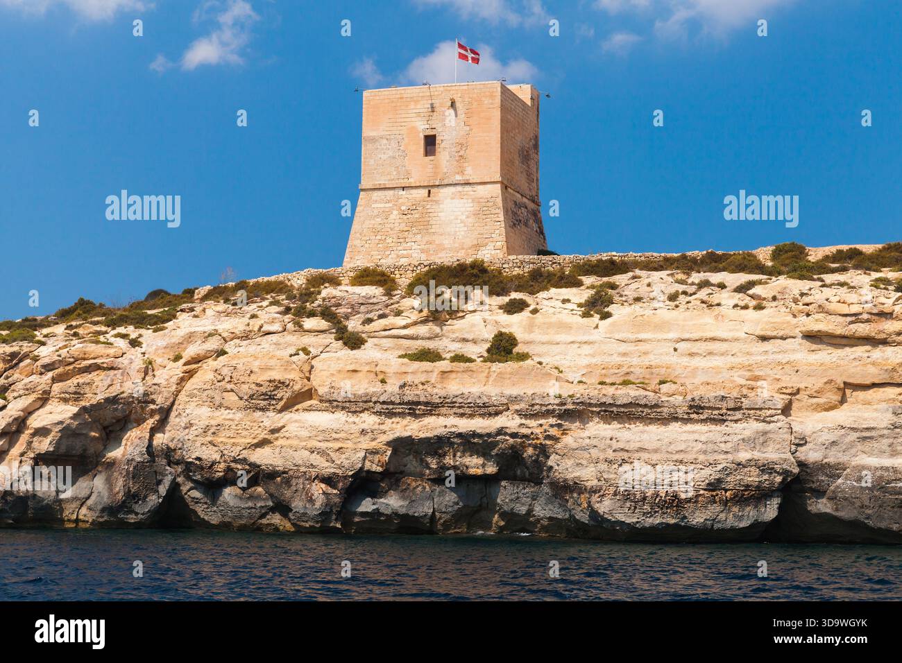 Seaside landscape photography featuring Mgarr ix-Xini Tower, the ...