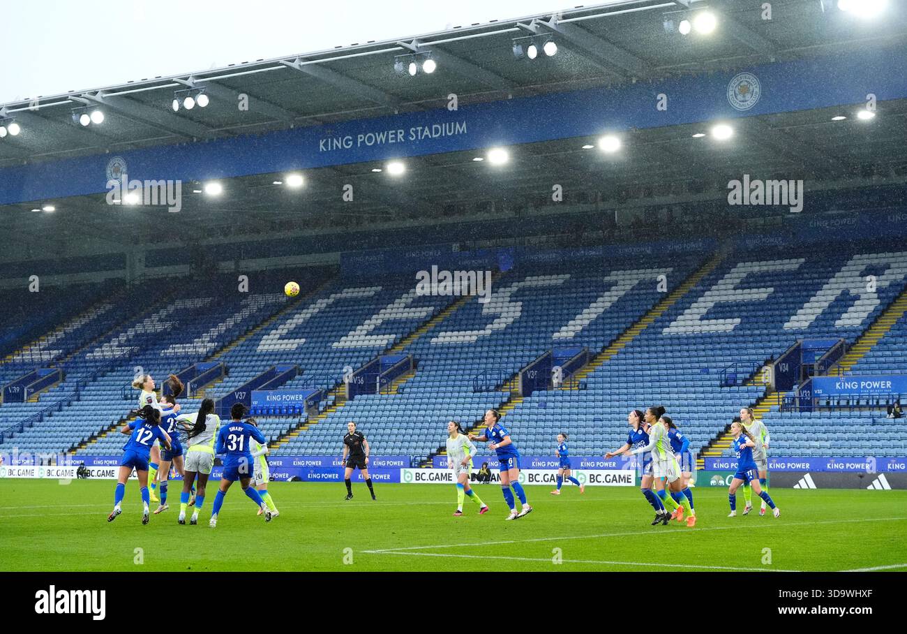 A general view of the action during the Barclays Women's Super League ...