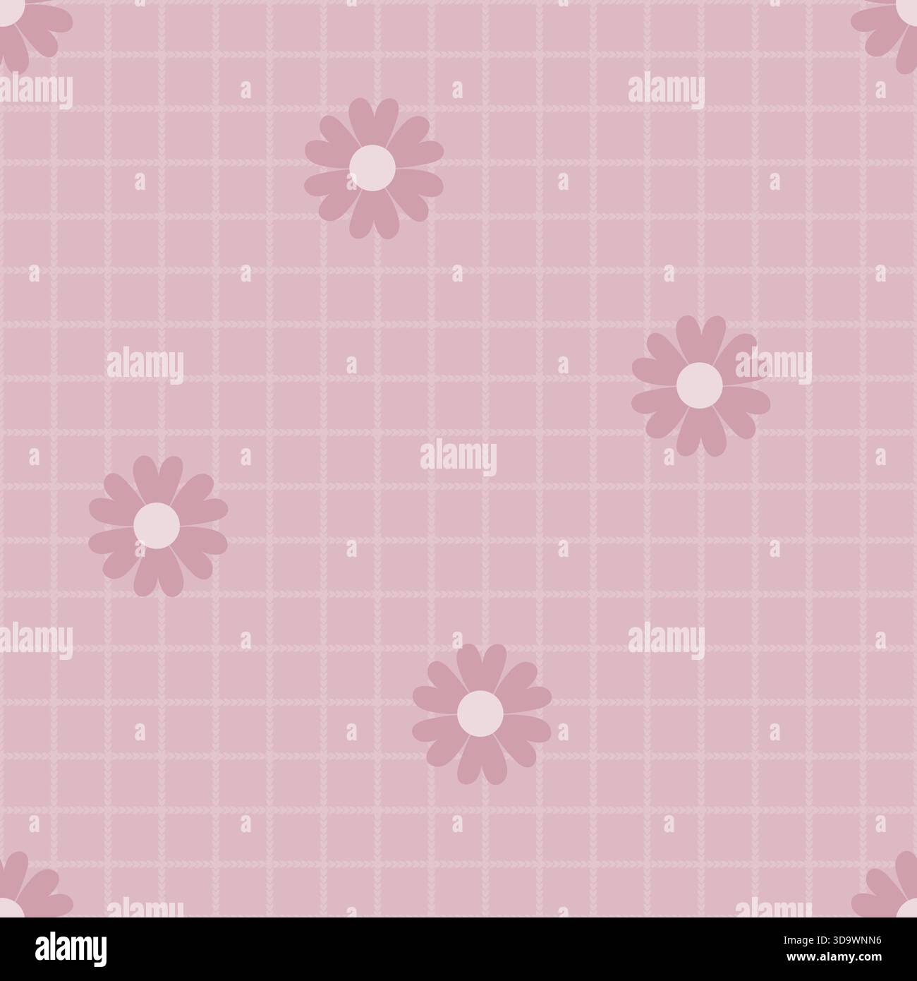 Pink paper daisies Stock Vector Images - Alamy