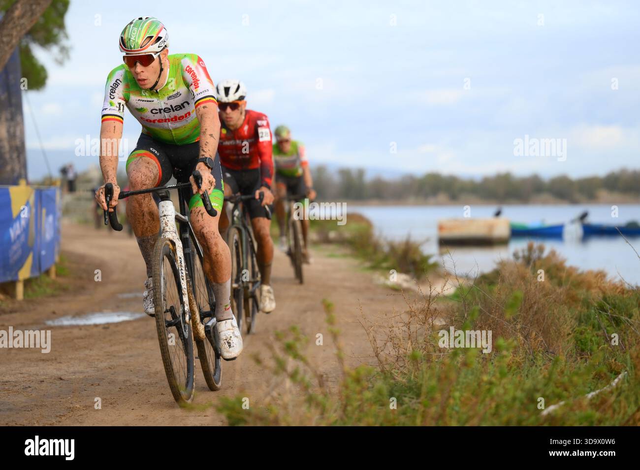 Belgian Laurens Sweeck pictured in action during the men's elite race ...