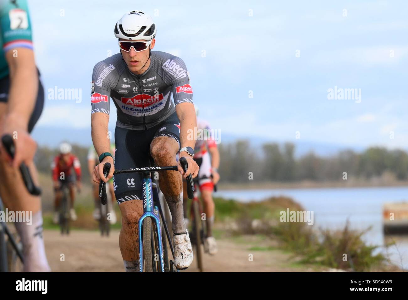 Belgian Niels Vandeputte pictured in action during the men's elite race ...