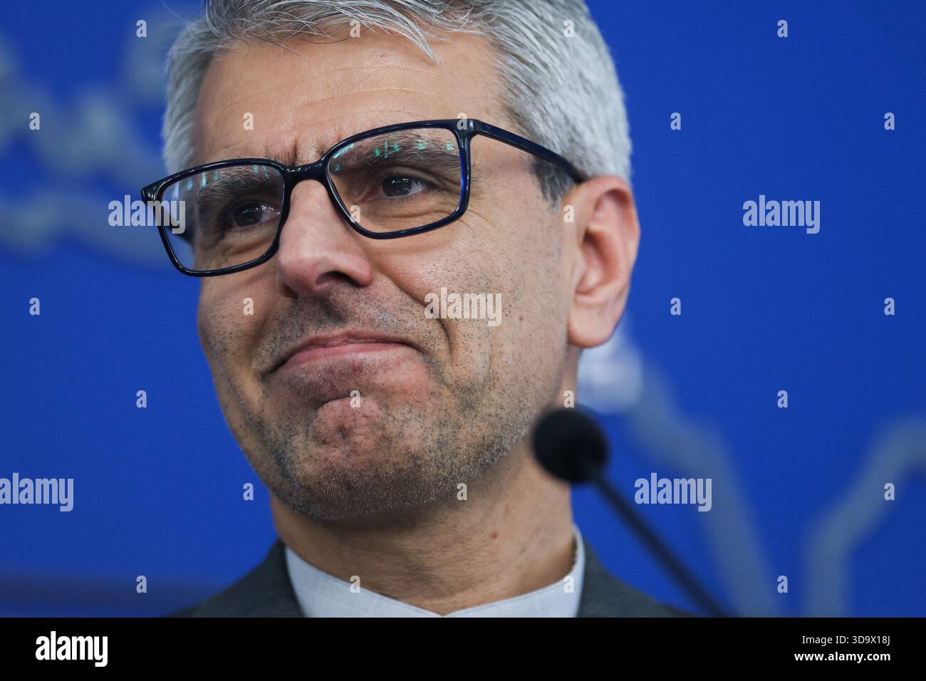 Esmaeil Baghaei spokesperson of Iran’s Foreign Ministry seen during his ...