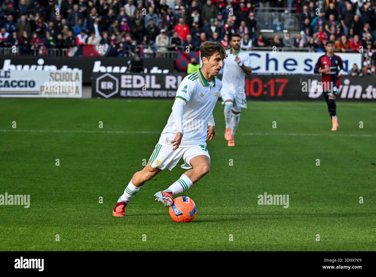 Tommaso Baldanzi of AS Roma during Cagliari Calcio vs AS Roma, Italian ...