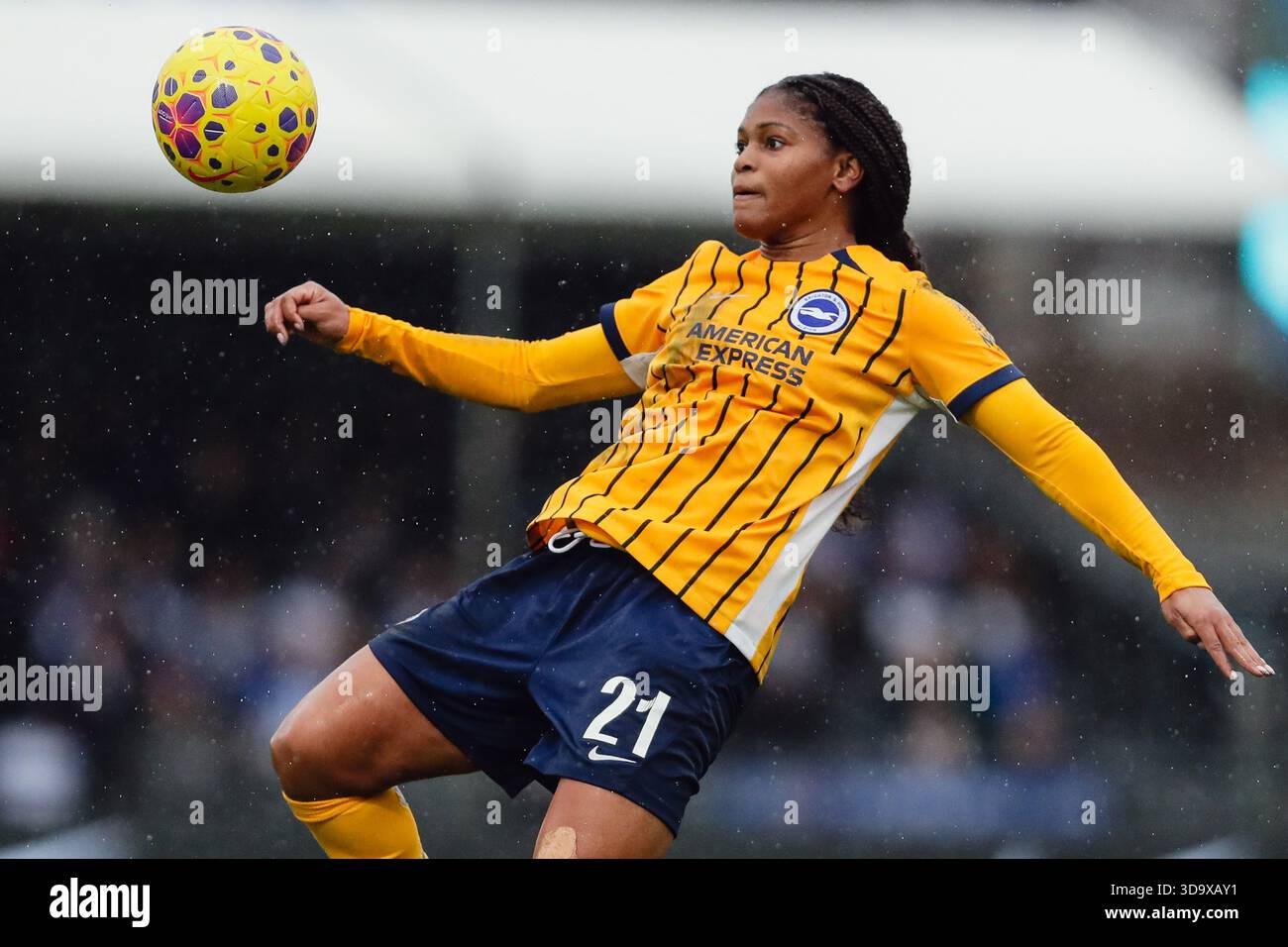Madison Haley (21 Brighton) in action during the FA Womens Super League ...