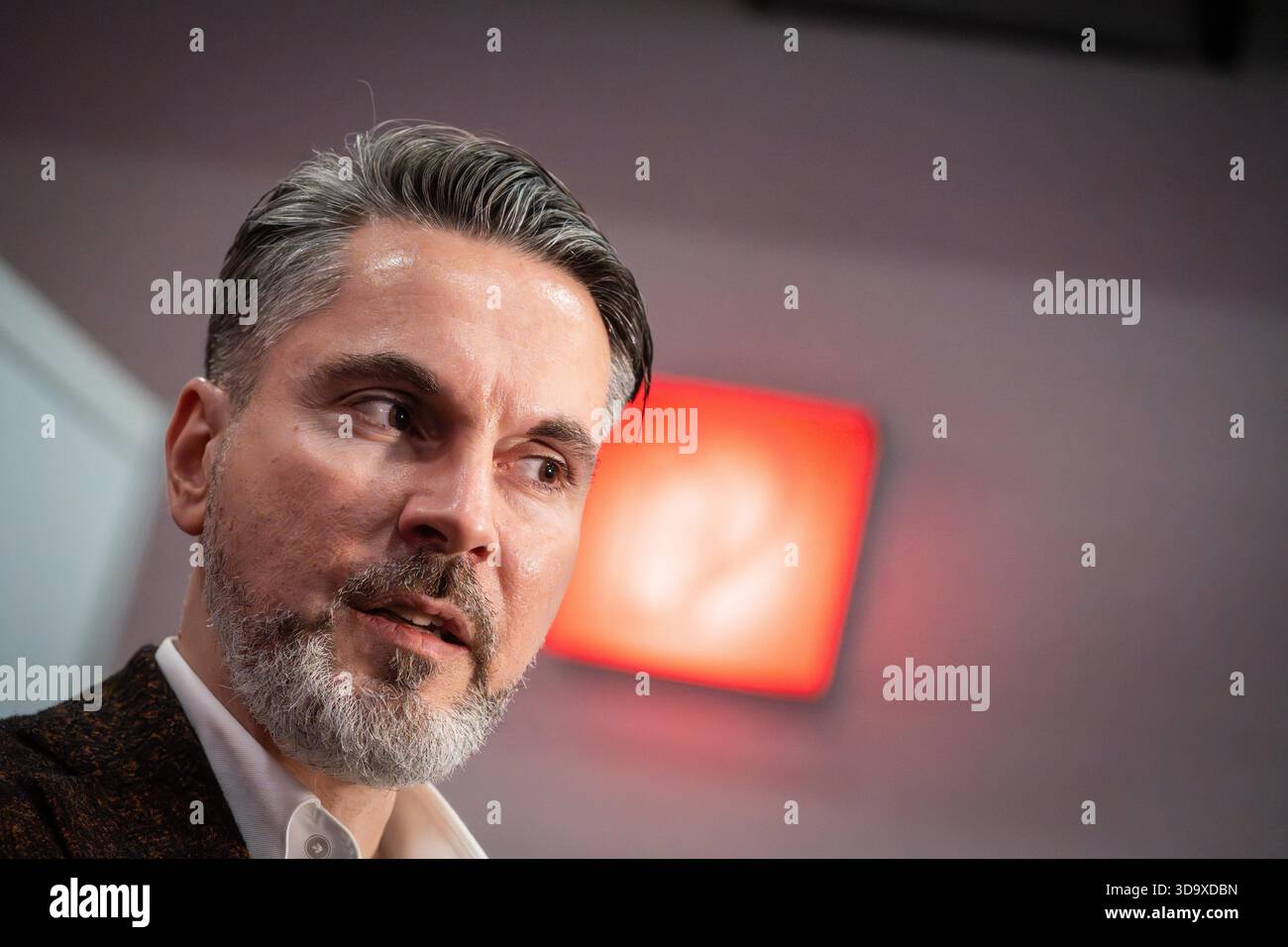 Fabio De Masi, designated party chairman of BSW, at the party ...
