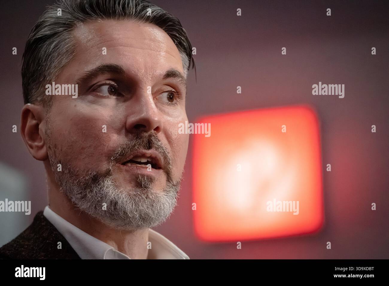 Fabio De Masi, designated party chairman of BSW, at the party ...