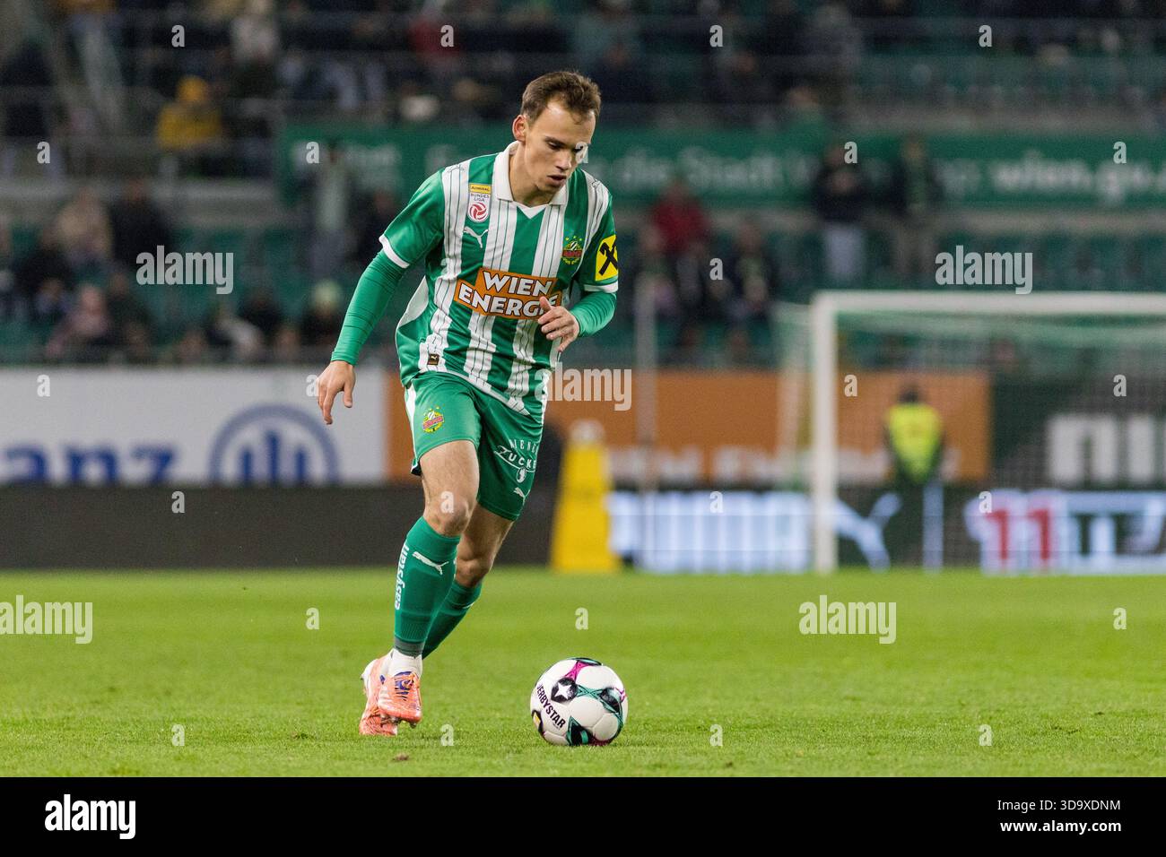 Vienna, Austria. 06th, December 2025. Nikolaus Wurmbrand of Rapid Wien ...