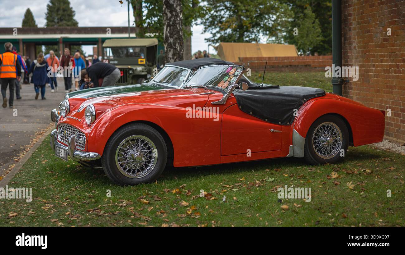1959 Triumph TR3, on display at the Bicester Motion assembly held on ...