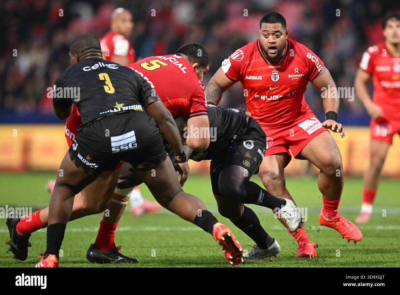 Rodrigue Neti of Stade Toulousain during the EPCR Champions Cup match ...