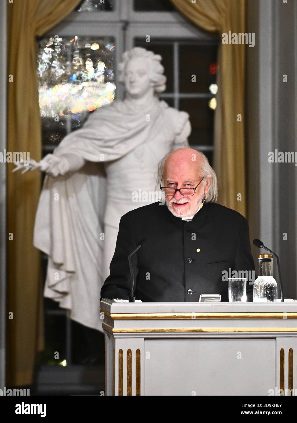 STOCKHOLM, SWEDEN 20251207László Krasznahorkai, Nobel Prize laureate in ...