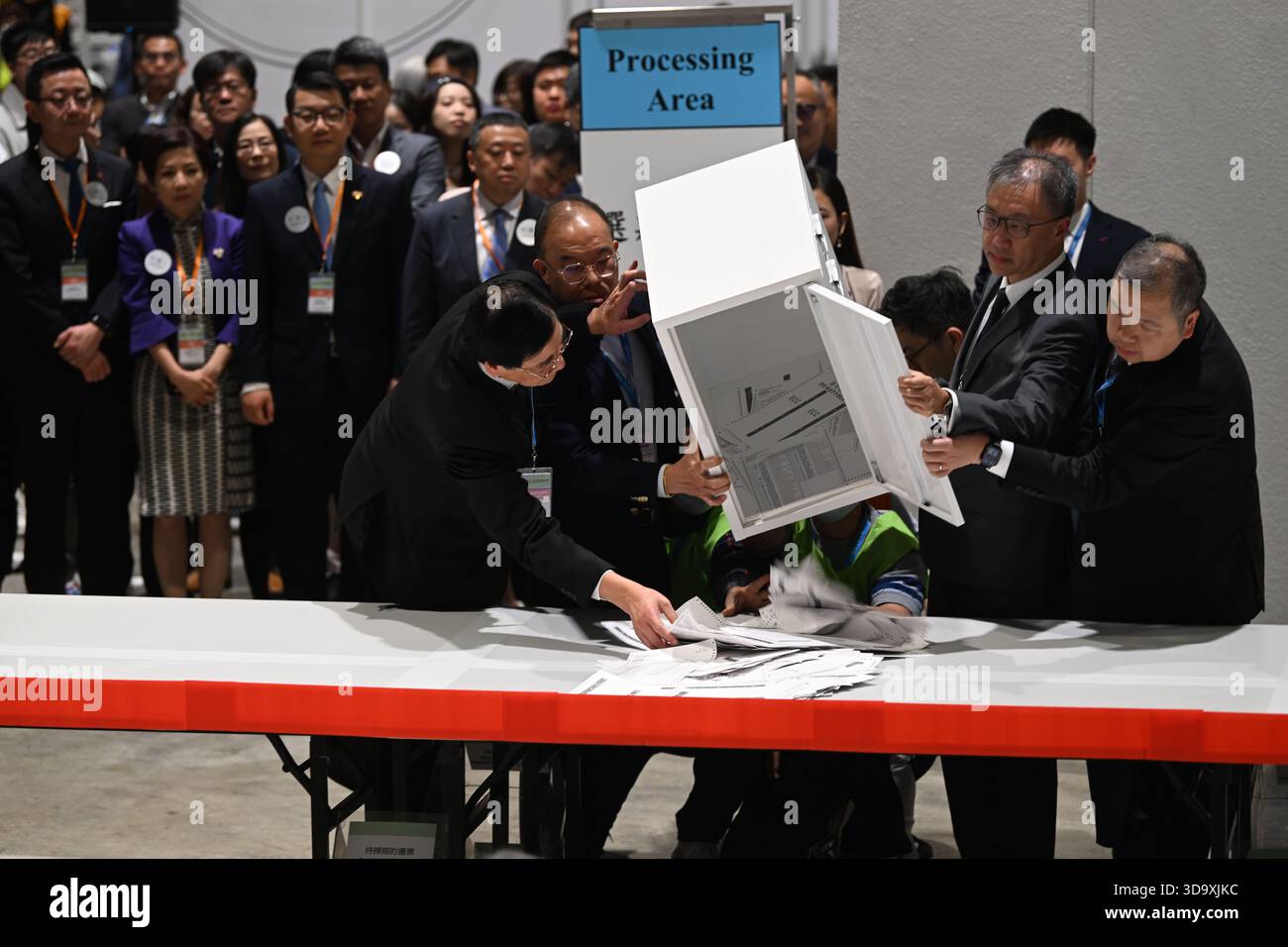 Hong Kong Election Committee Constituency counting on December 7, 2025 ...