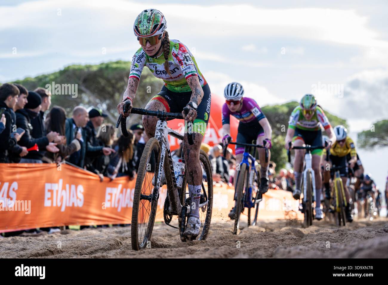 Italian Sara Casasola pictured in action during the women's elite race ...