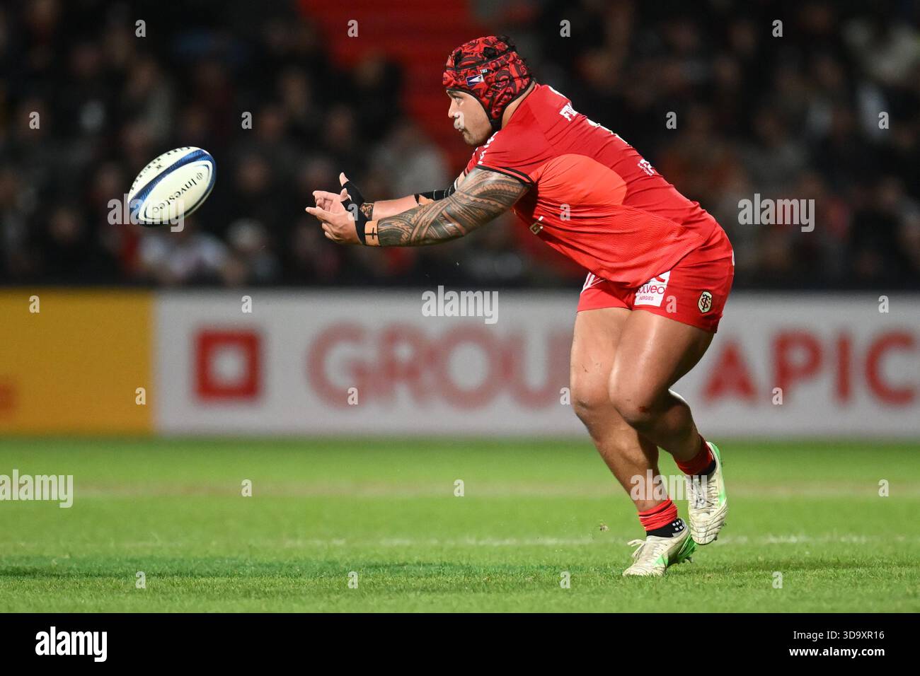 David Ainu'u of Stade Toulousain during the EPCR Champions Cup match ...