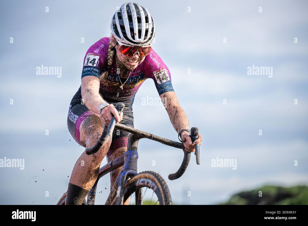 Belgian Laura Verdonschot pictured in action during the women's elite ...