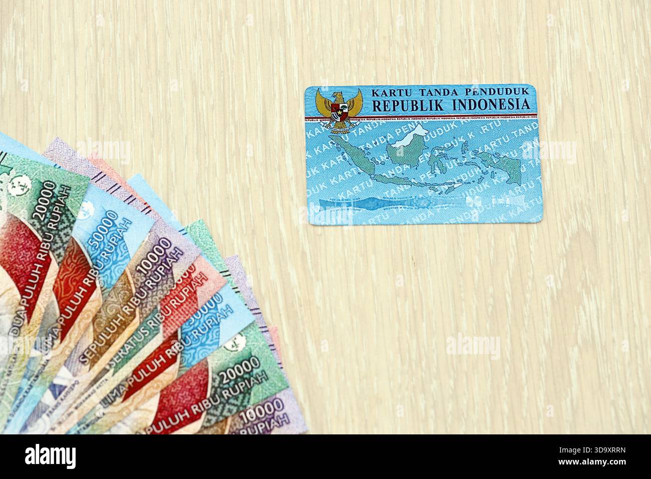 KYIV, UKRAINE - JANUARY 27, 2024 Indonesian national electric identity ...
