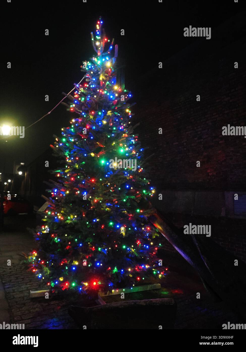 Sheerness, Kent, UK. 7th Dec, 2025. A public Christmas Tree seen in ...