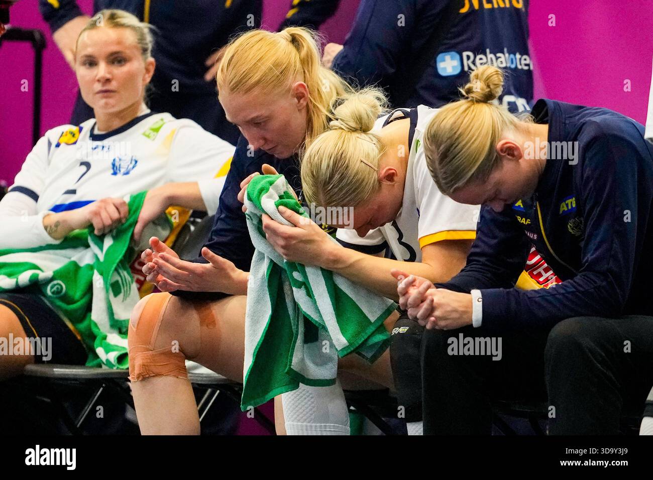 Dortmund, Germany 20251207. Svergie is sad after losing during the ...