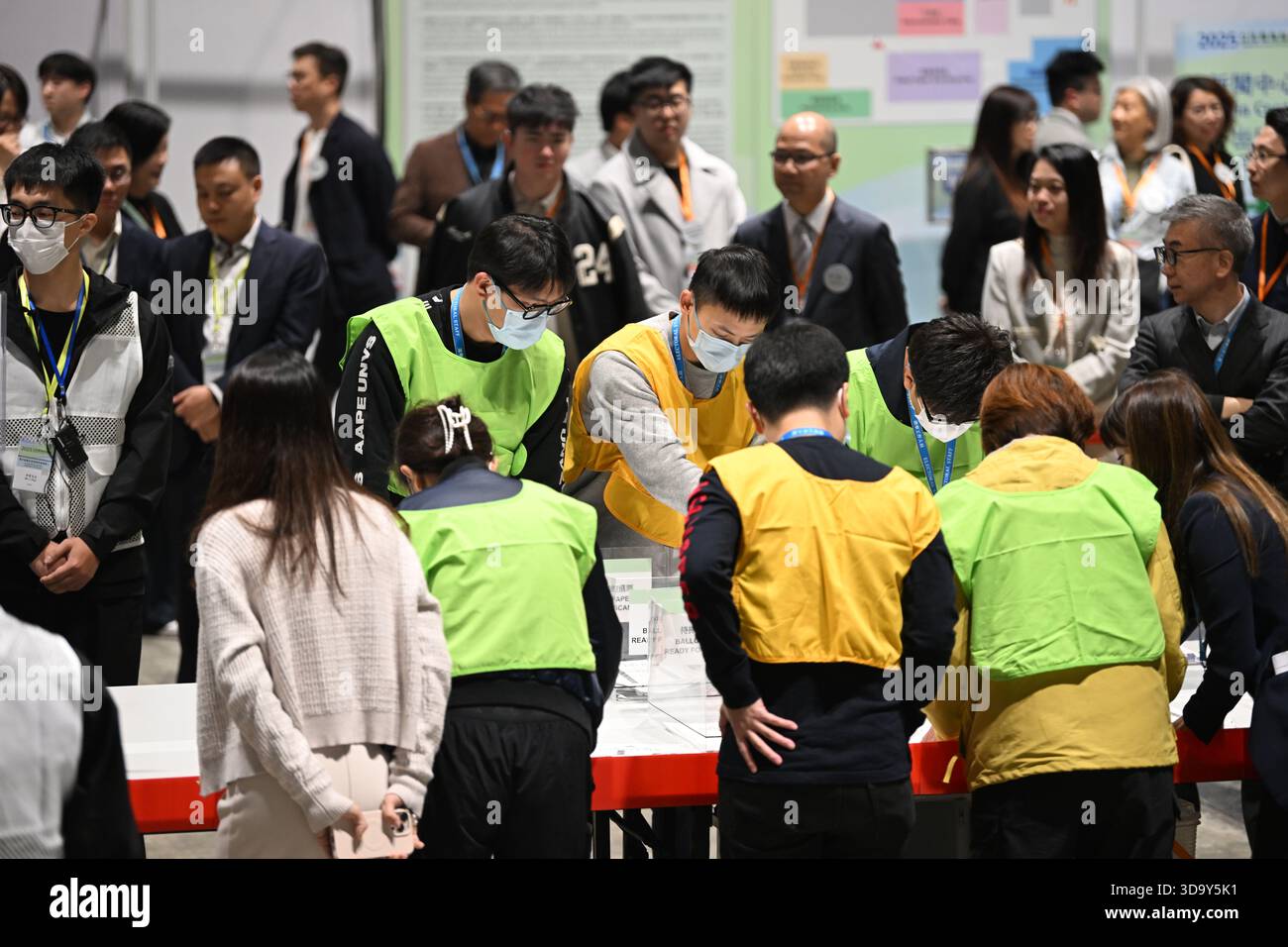 Hong Kong Election Committee Constituency counting on December 7, 2025 ...