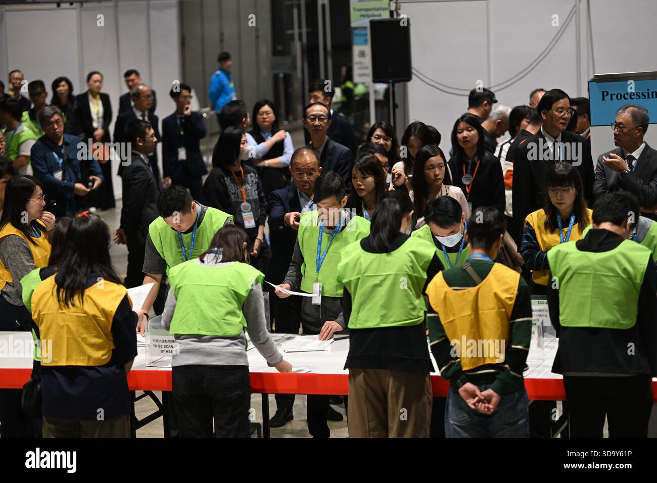 Hong Kong Election Committee Constituency counting on December 7, 2025 ...