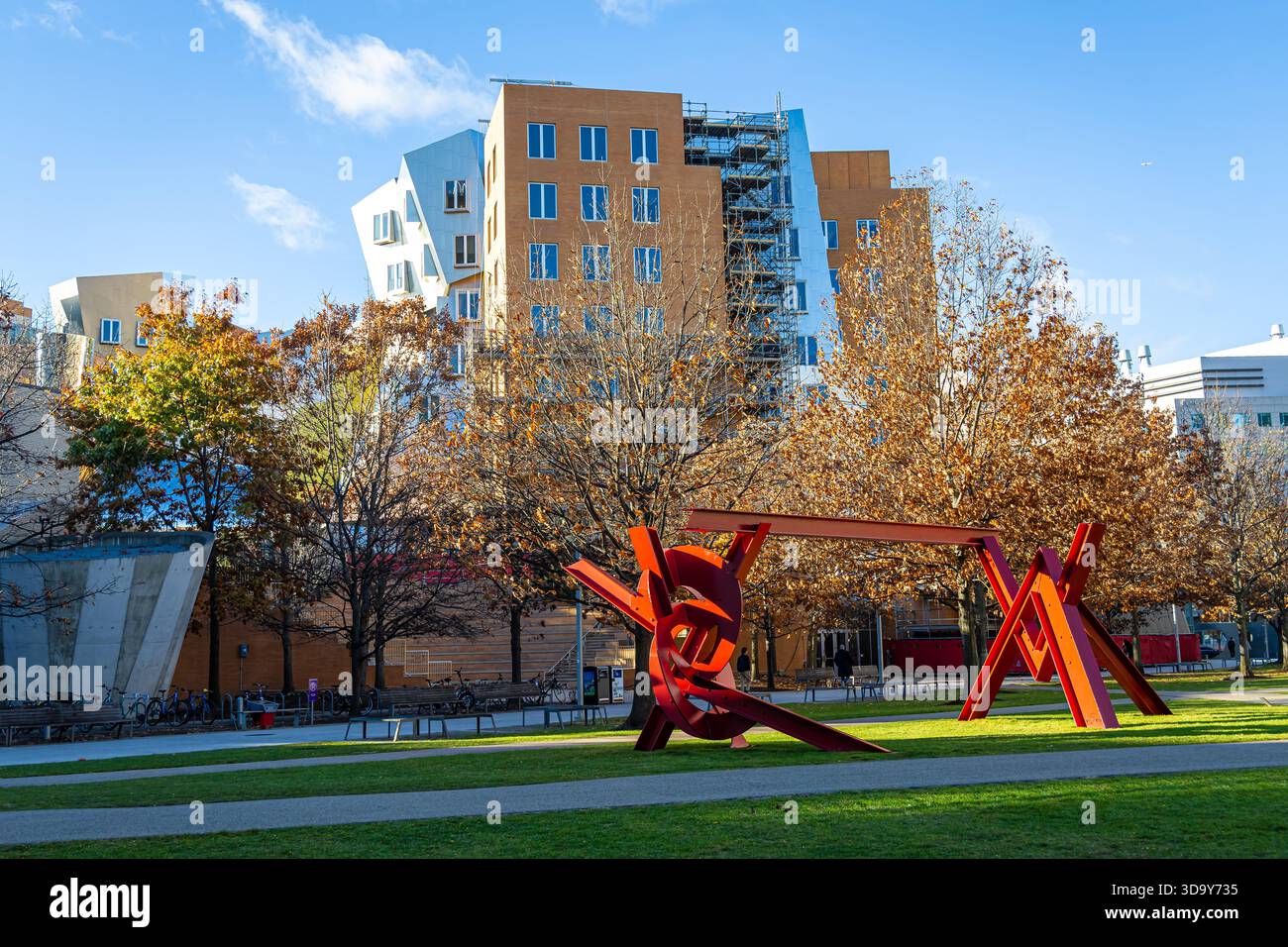 Unique architecture of the Stata Center at MIT in Cambridge features ...