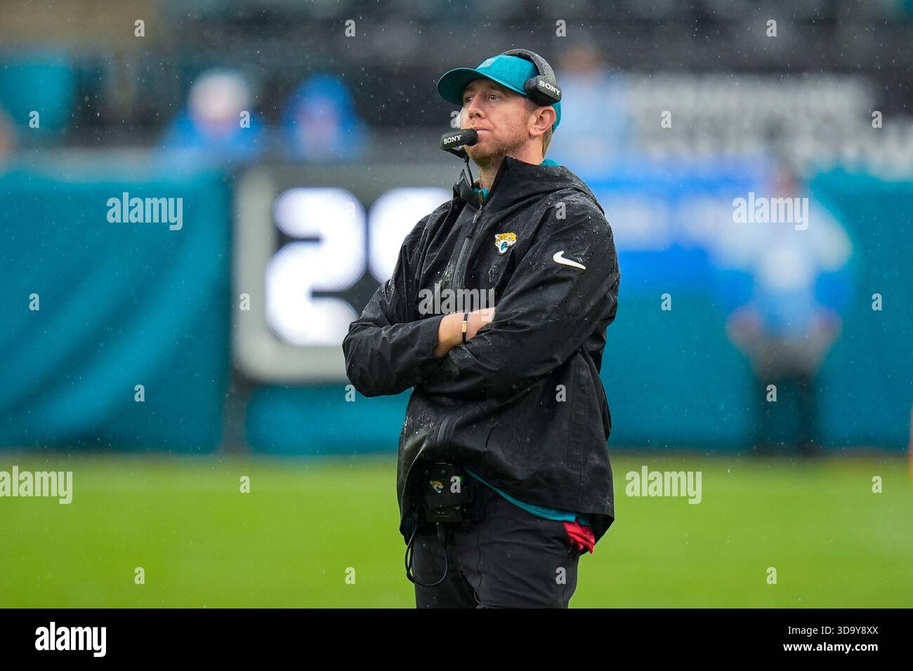 Jacksonville Jaguars head coach Liam Coen on the sideline during the ...