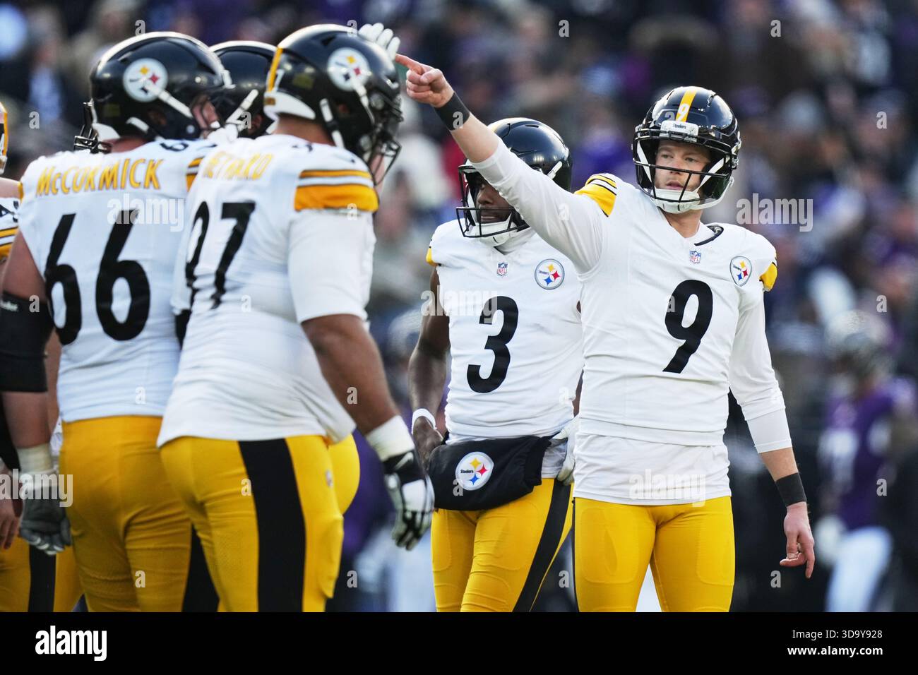 Pittsburgh Steelers place kicker Chris Boswell (9) reacts after a ...