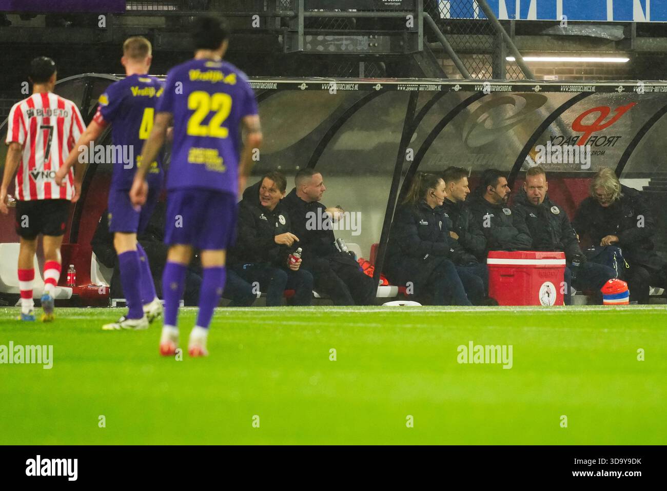 Rotterdam - Physiotherapist Youri Bleijenberg of Sparta Rotterdam ...