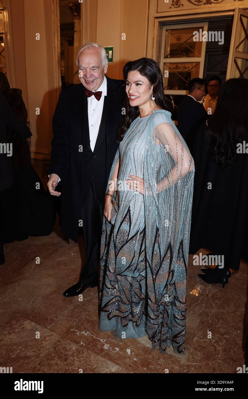 Milan, Guests arrive at the 2025 La Scala Premiere with Shostakovich's ...