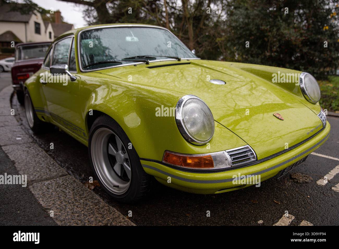 A vintage 1980s Porsche 911 Carrera 3.2 Rennsport Resto Mod, takes part ...