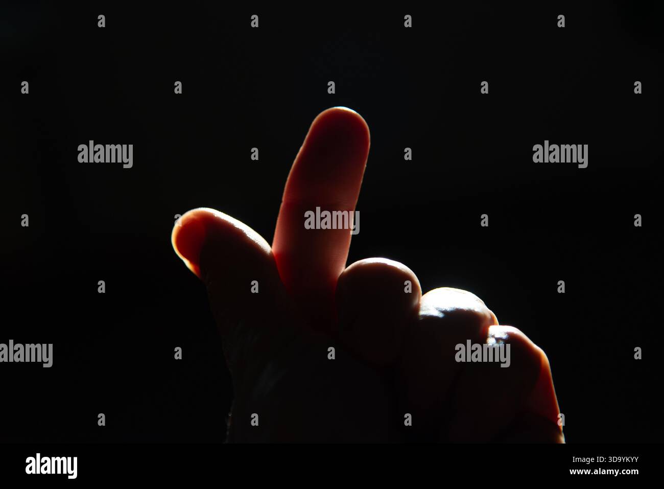 Extended human hand fingers hi-res stock photography and images - Alamy