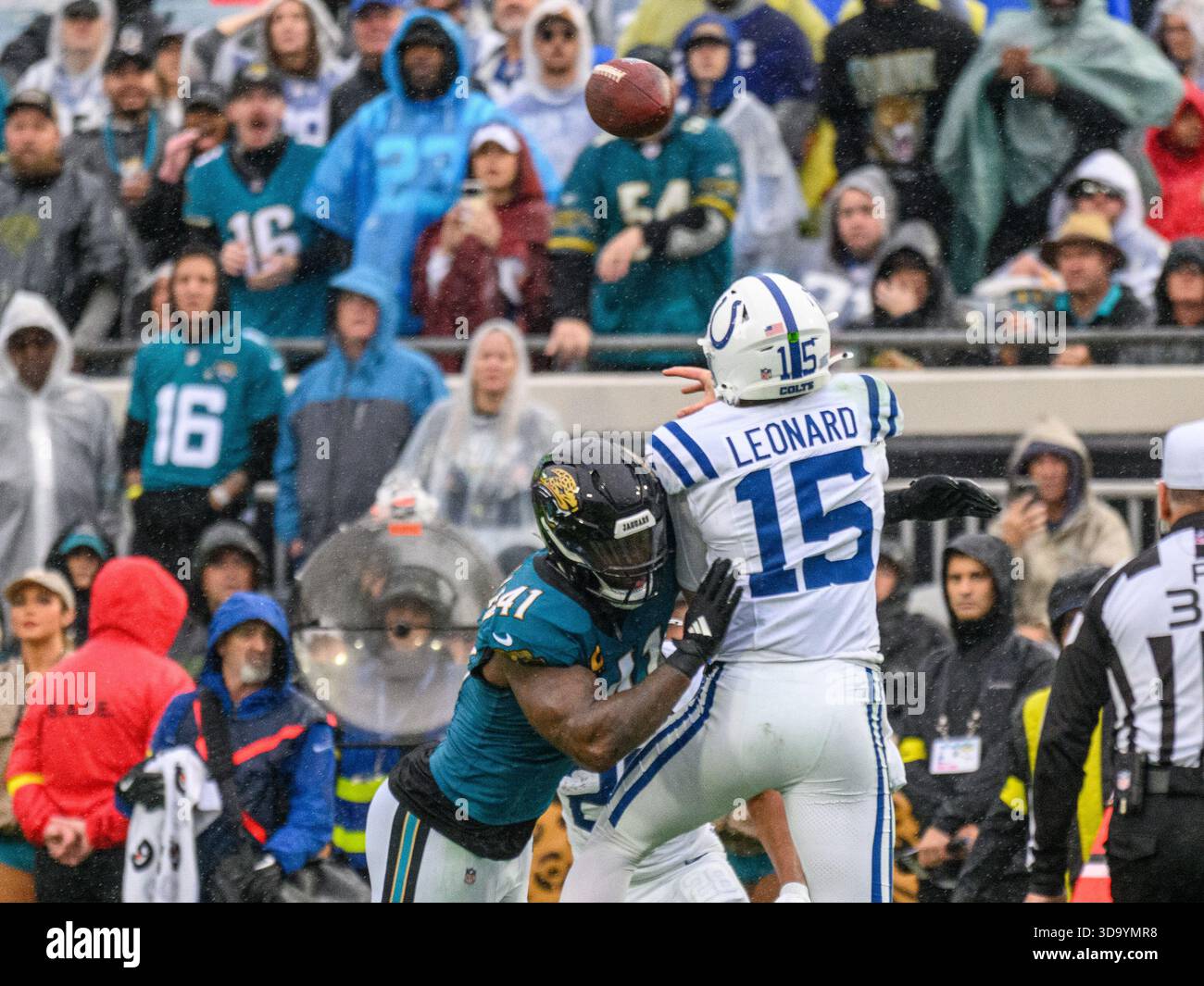December 7, 2025: Indianapolis Colts quarterback Riley Leonard (15 ...