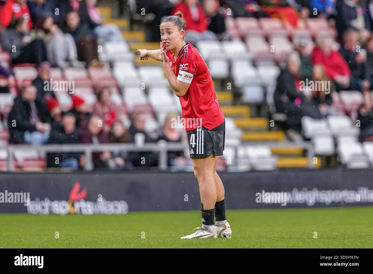 LEIGH, ENGLAND - December 7: Maya Le Tissier of Manchester United ...