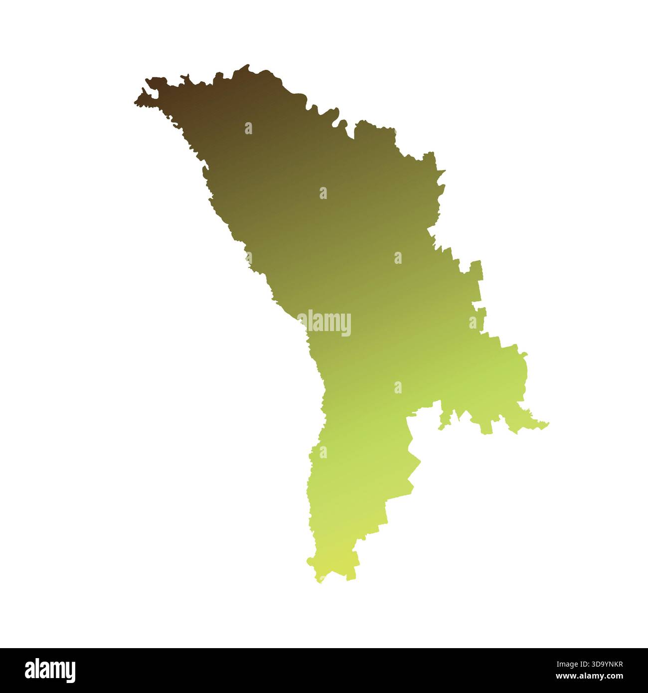 Map of Moldova, sign silhouette. World Map Globe. Vector Illustration ...